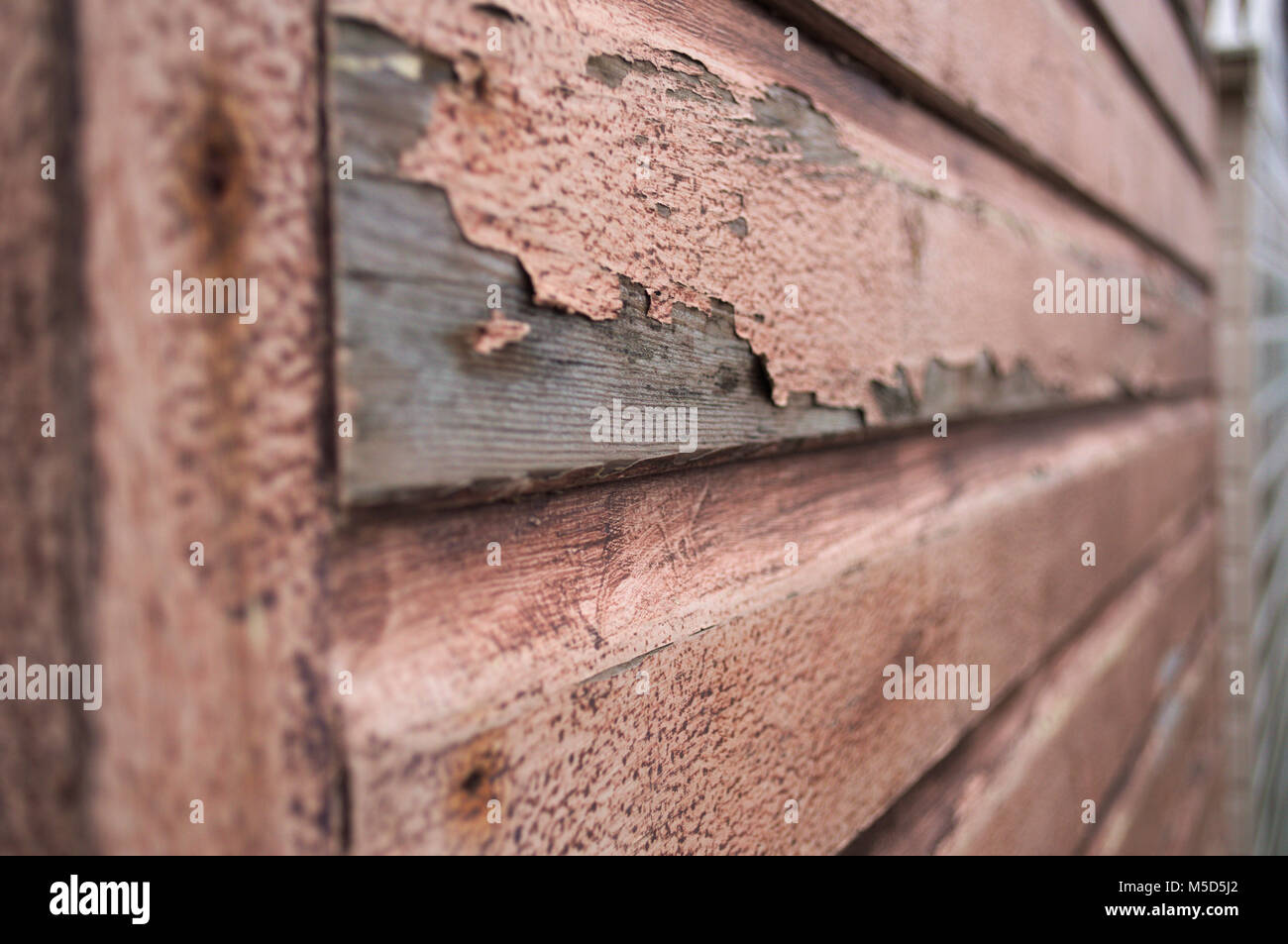 flaking paint on wooden building Stock Photo - Alamy