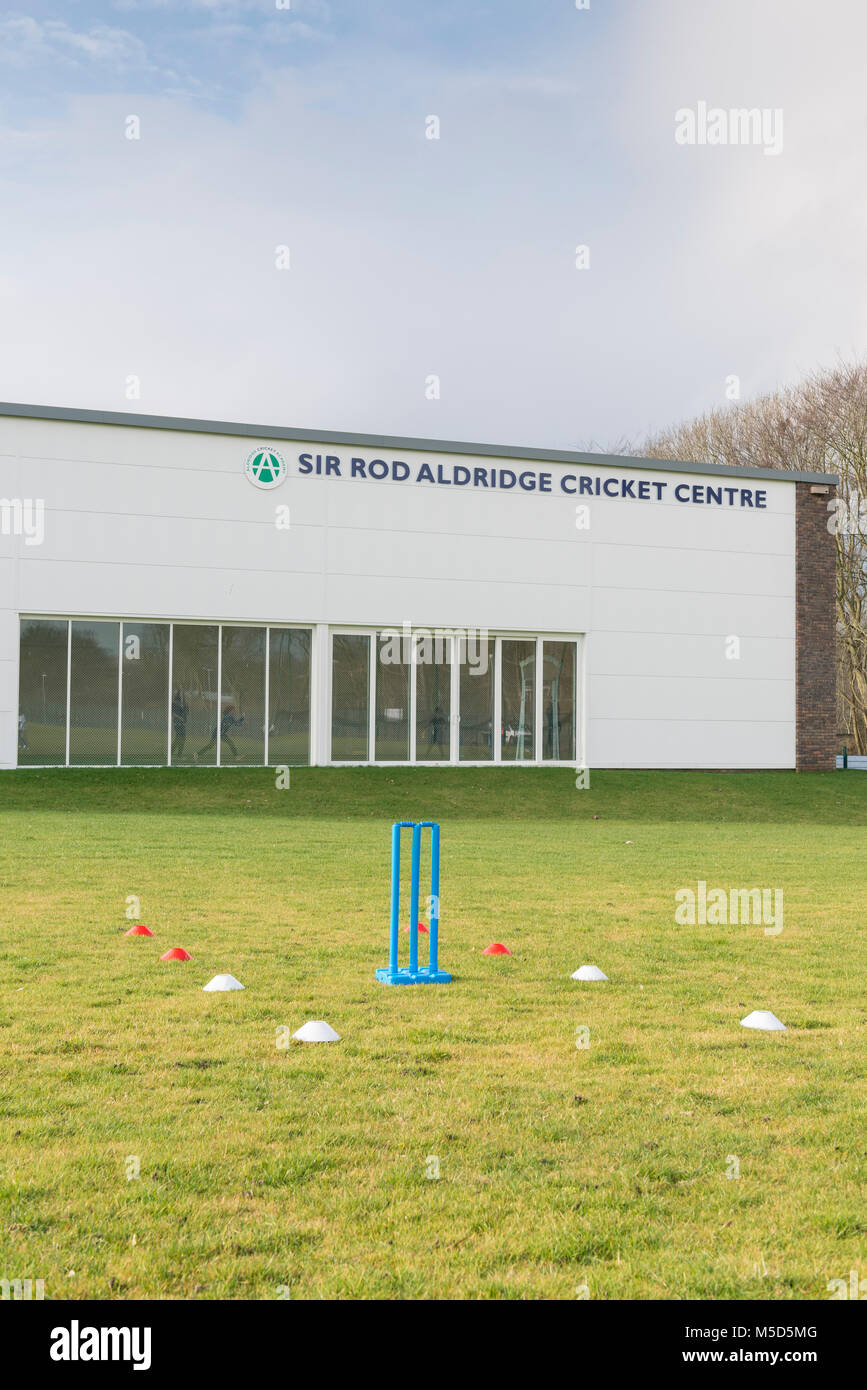 cricket practice in front of the sir rod aldridge cricket academy ...