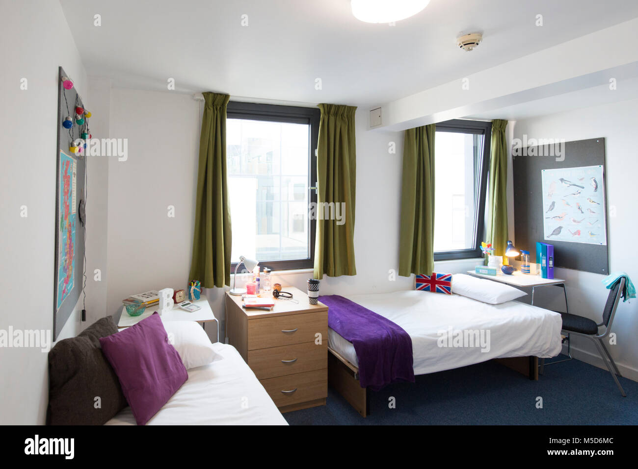 school / college dormitory at a boarding school for students Stock ...