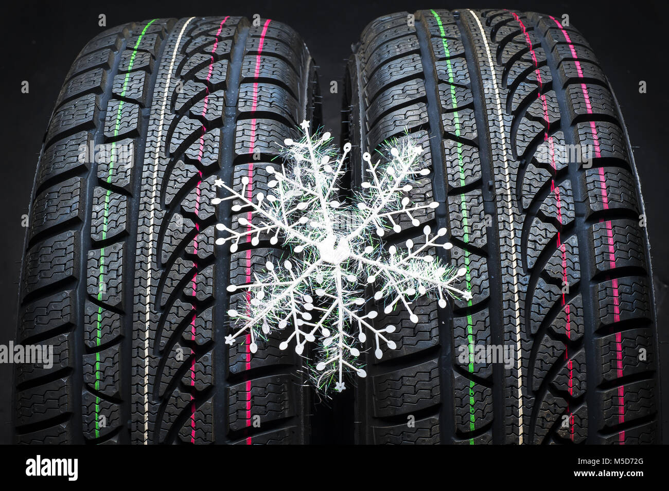 Snowflake winter tires hi-res stock photography and images - Alamy