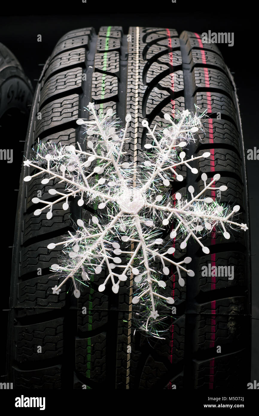 Snowflake winter tires hi-res stock photography and images - Alamy