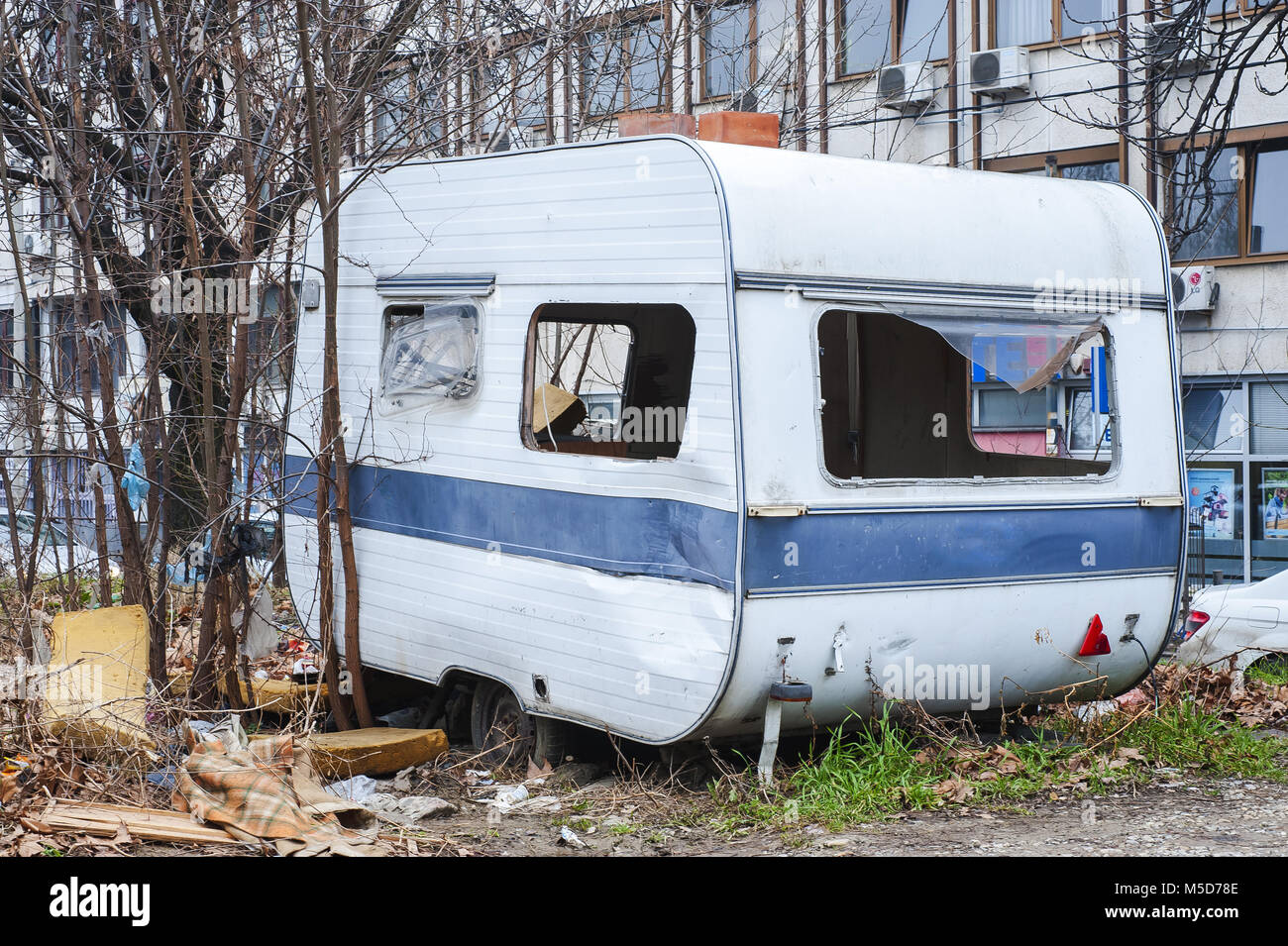 Old rusty trailer tank hi-res stock photography and images - Alamy