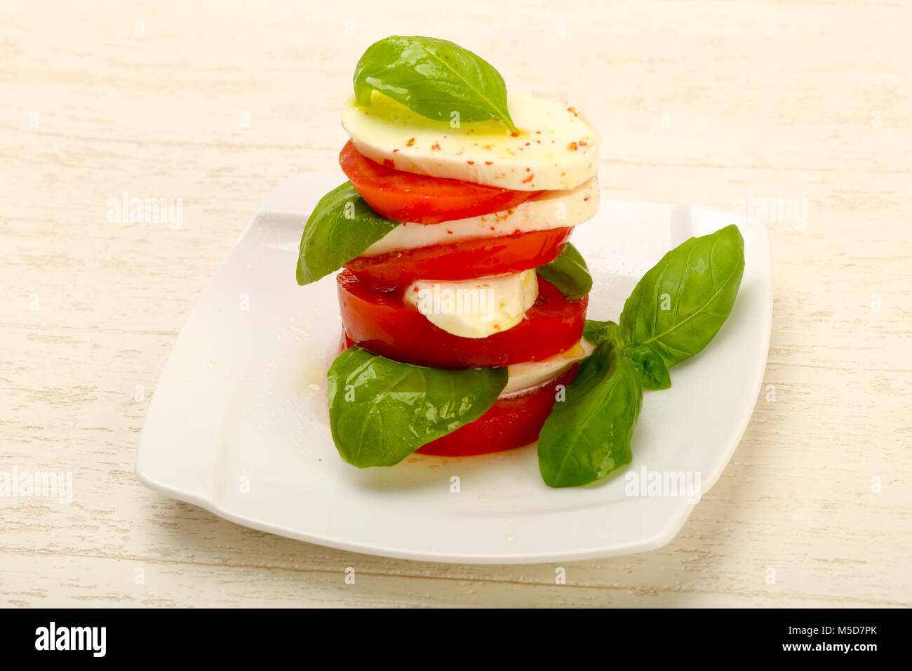 Italian Caprese salad Stock Photo - Alamy