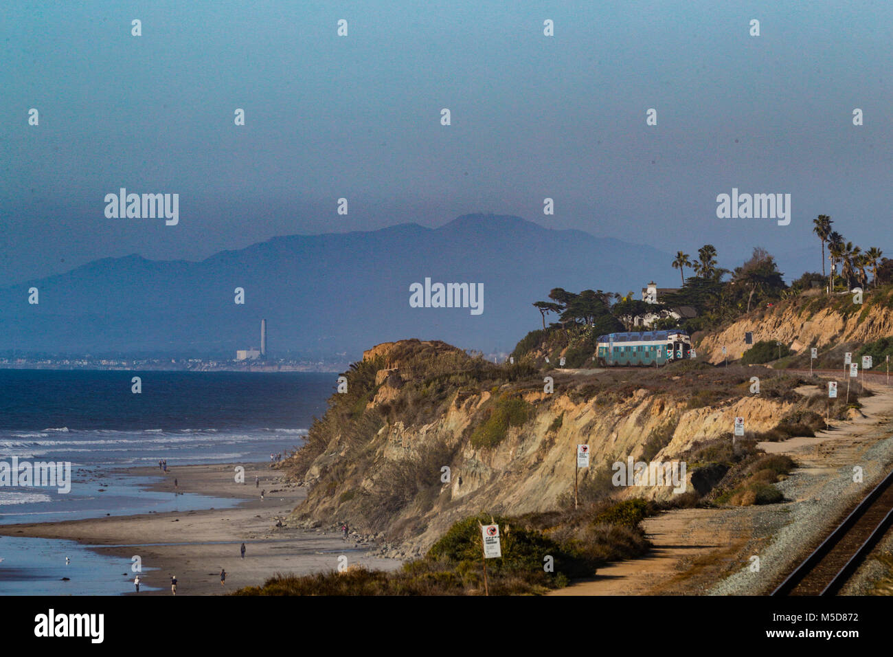 coaster train north county transit division between oceanside and san ...