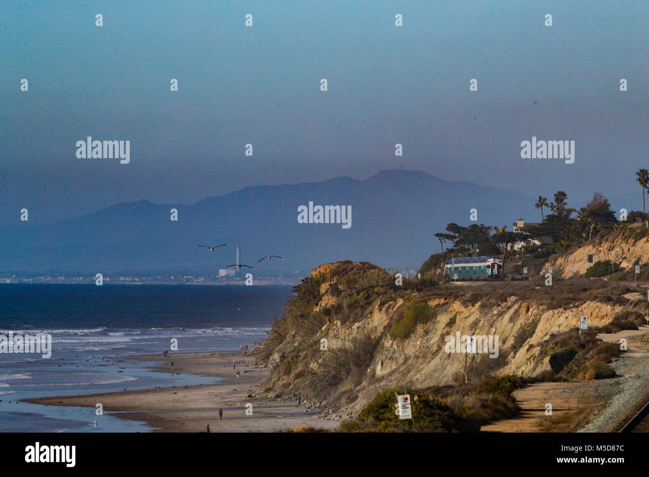 coaster train north county transit division between oceanside and san ...