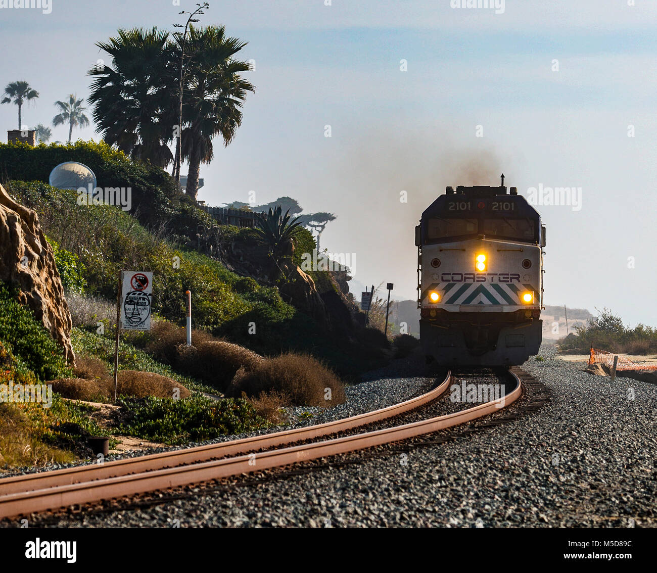 coaster train north county transit division between oceanside and san ...
