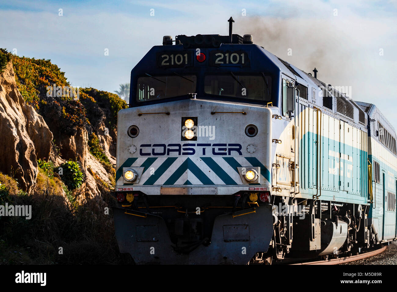 coaster train north county transit division between oceanside and san ...