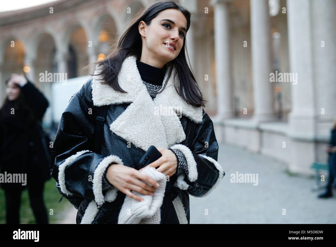 Model Blanca Padilla attending the Alberta Ferretti show during Milan ...