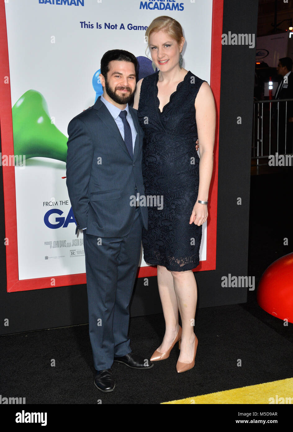 LOS ANGELES, CA. February 21, 2018: Samm Levine & Rachel Cushing at the ...