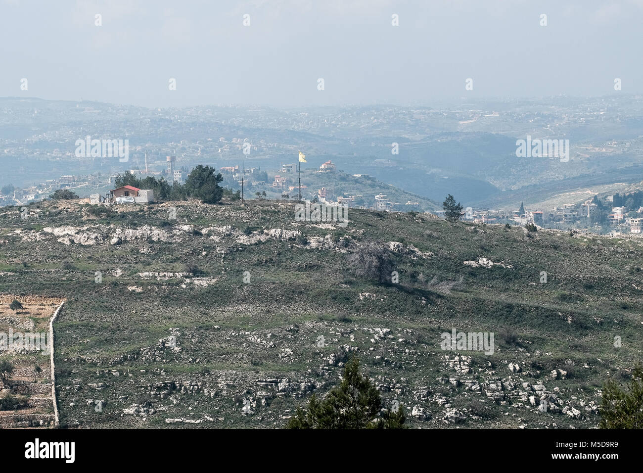 Misgav Am, Israel. 21st February, 2018. Kibbutz Misgav Am, with a ...