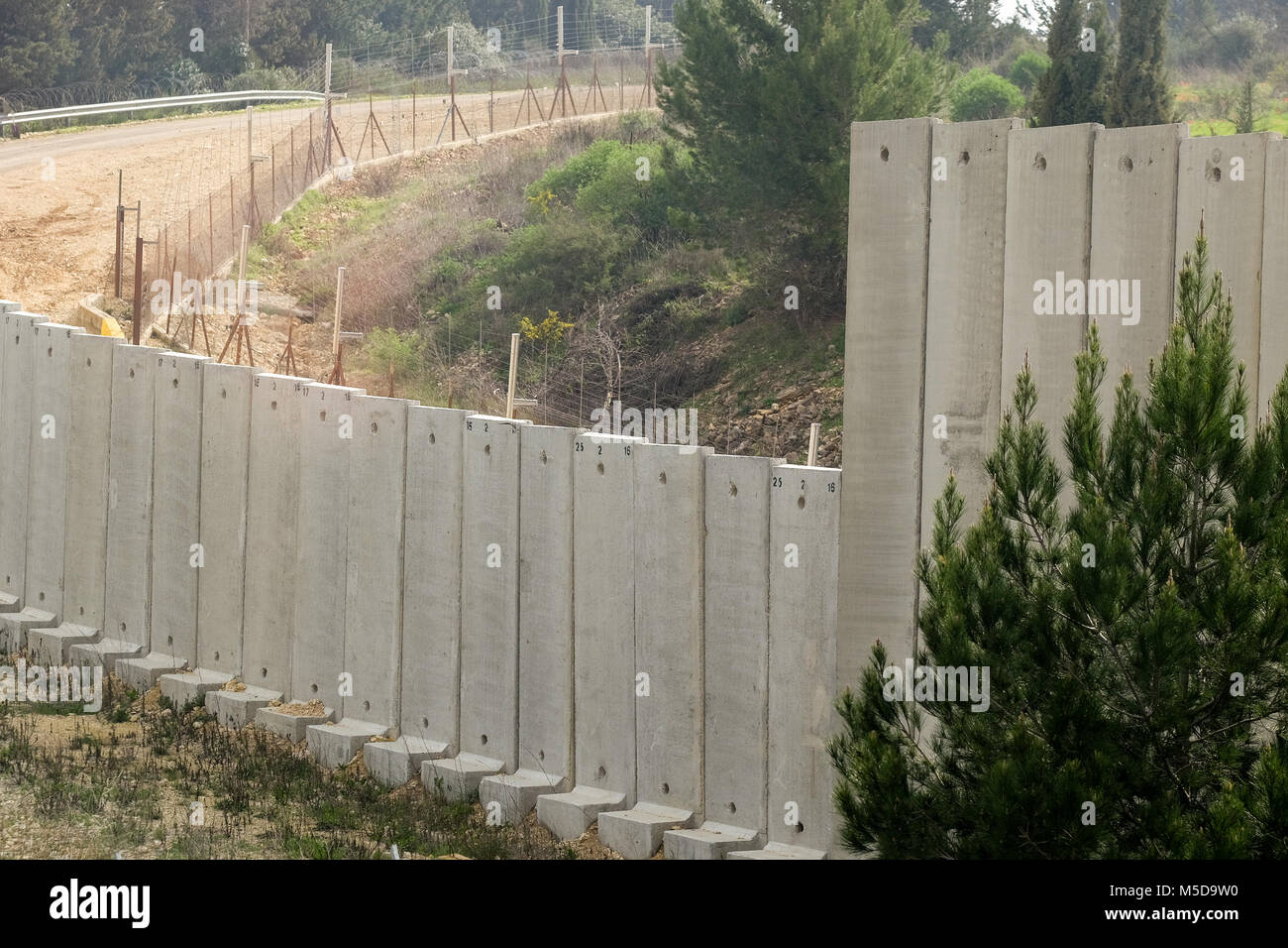 Misgav Am, Israel. 21st February, 2018. Kibbutz Misgav Am, with a ...