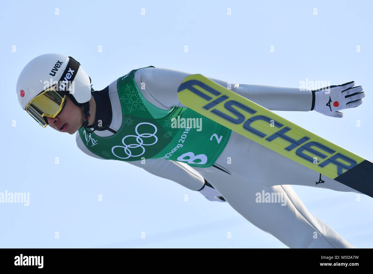 Pyeongchang, South Korea. Credit: MATSUO. 22nd Feb, 2018. Go Yamamoto ...
