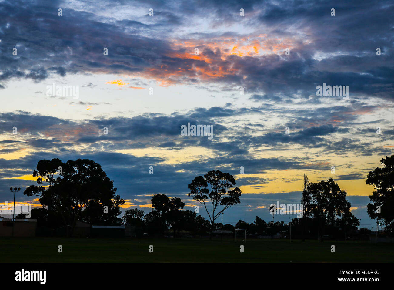 Adelaide Australia 22nd February 2018. Clouds formations across the sky ...