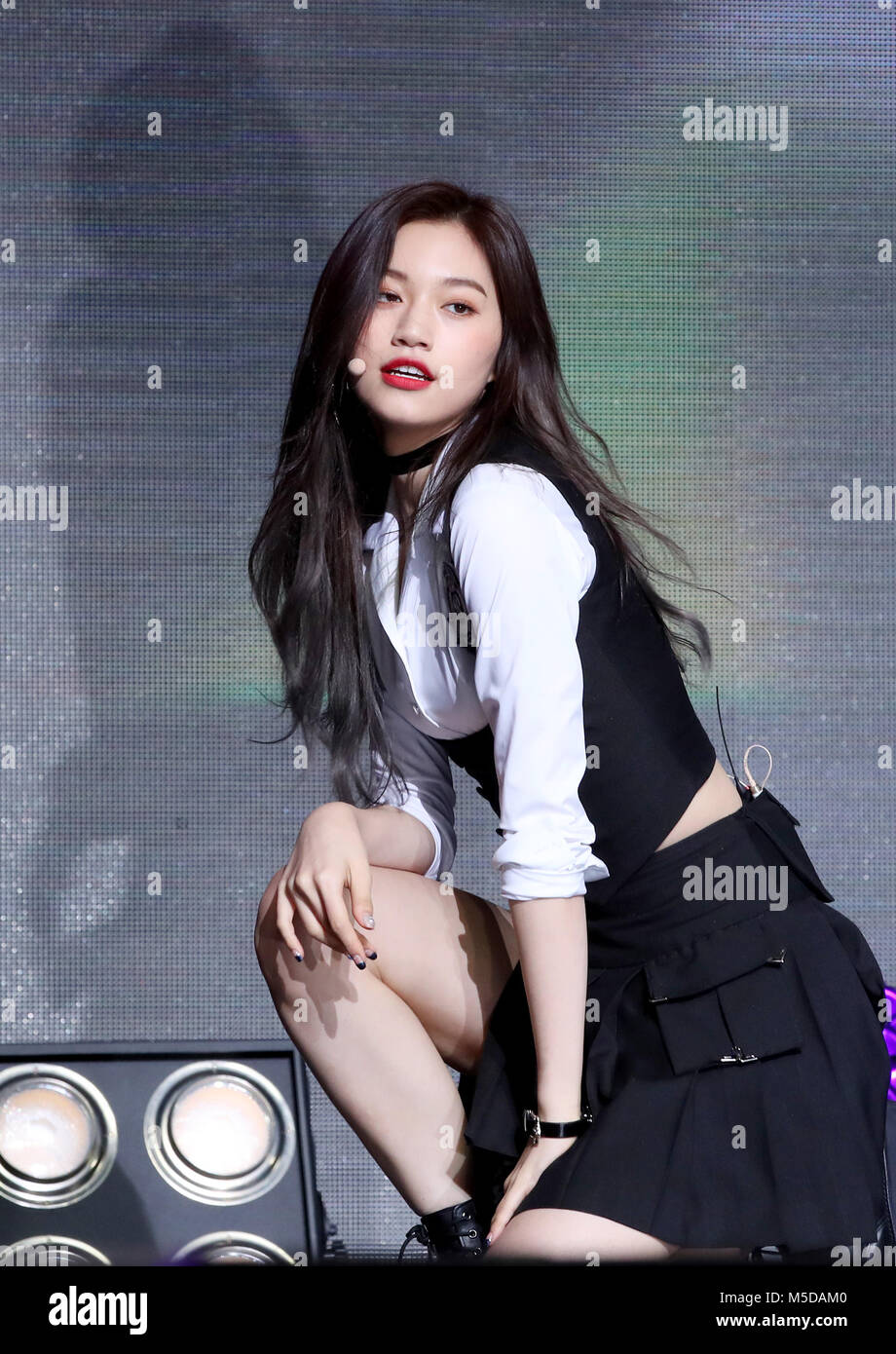 22nd Feb, 2018. S. Korean girl group Weki Meki Kim Do-yeon, a member of ...