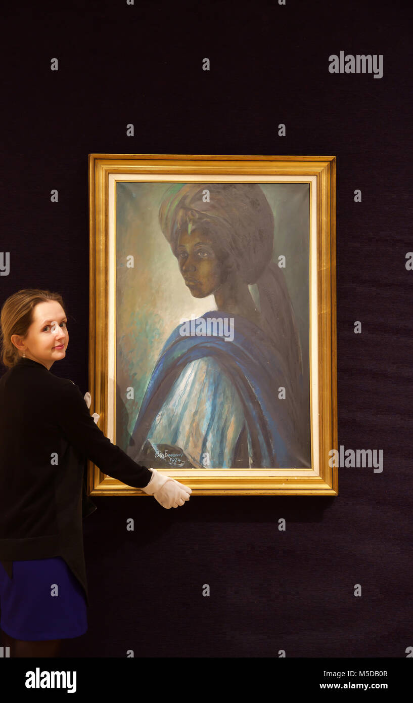 London,UK,22nd February 2018,Ben Enwonwu’s Tutu, the rediscovered ...