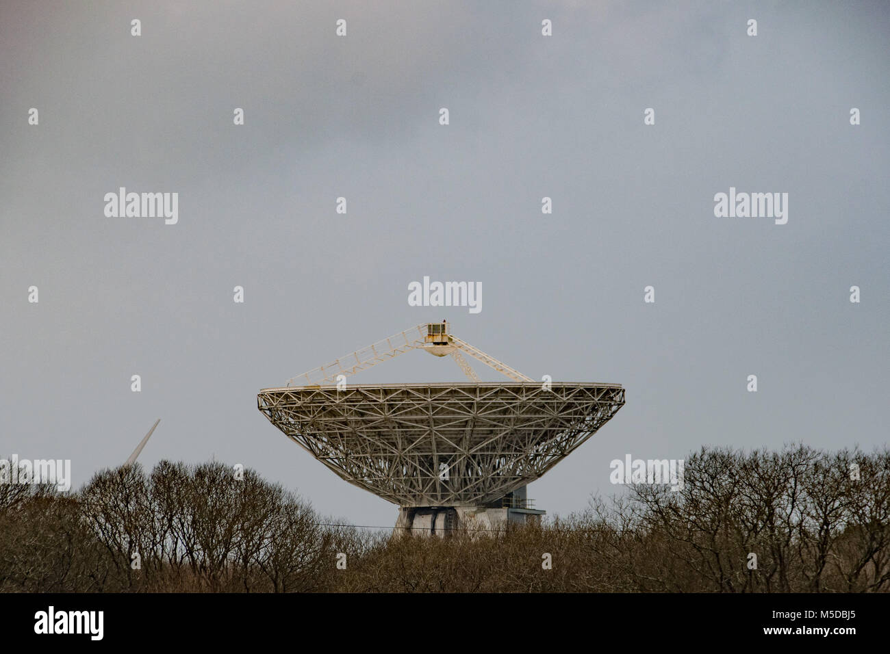 Goonhilly downs, near Helston, Cornwall, UK. 22nd Feb 2018. It was ...