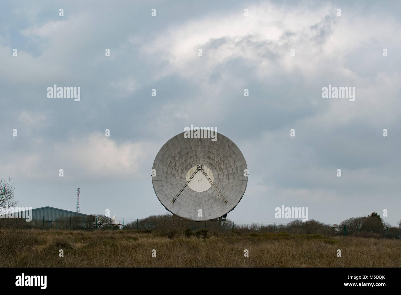 Goonhilly downs, near Helston, Cornwall, UK. 22nd Feb 2018. It was ...