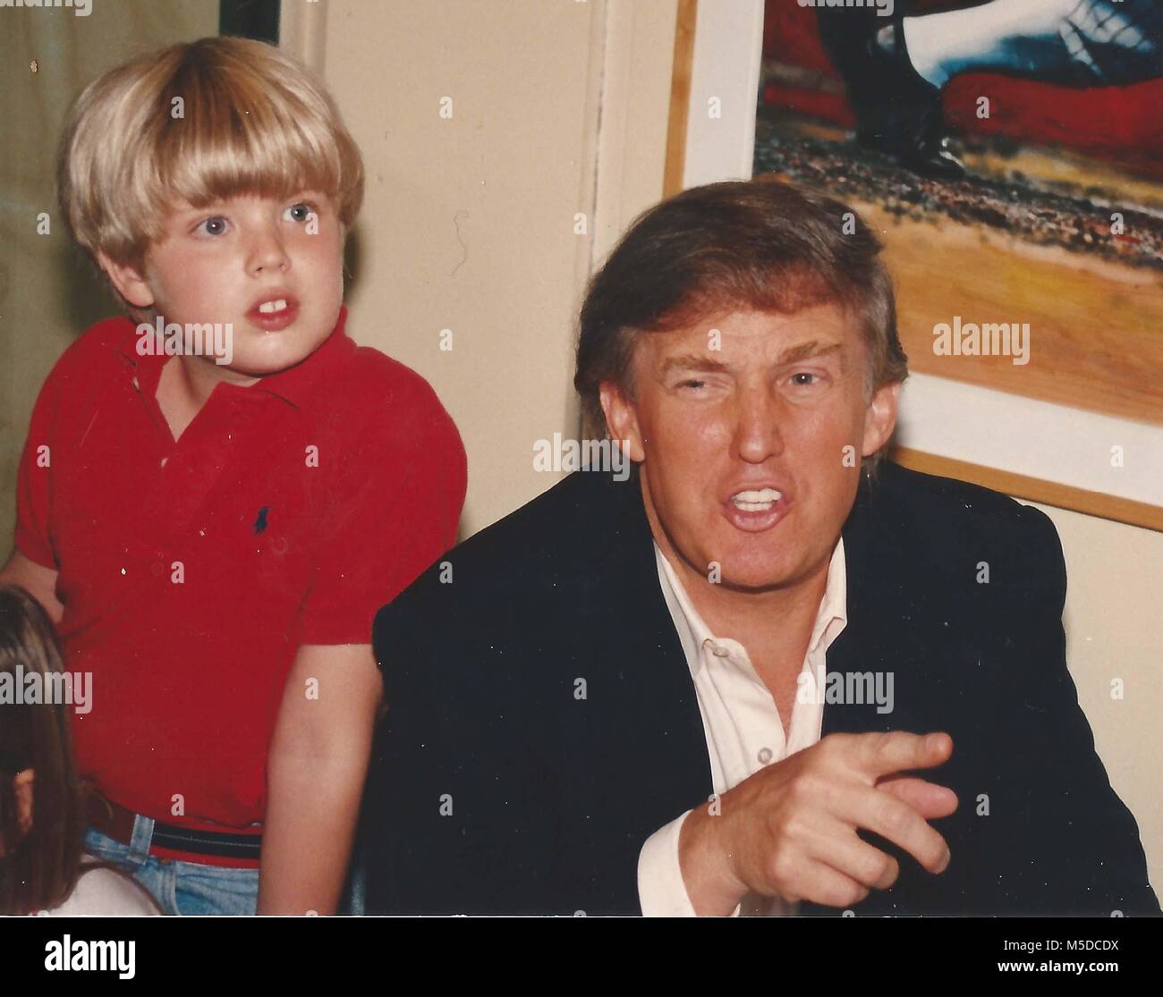 CelebrityArchaeology.com New York City 1992 FILE PHOTO Eric and Donald Trump Photo By John ...