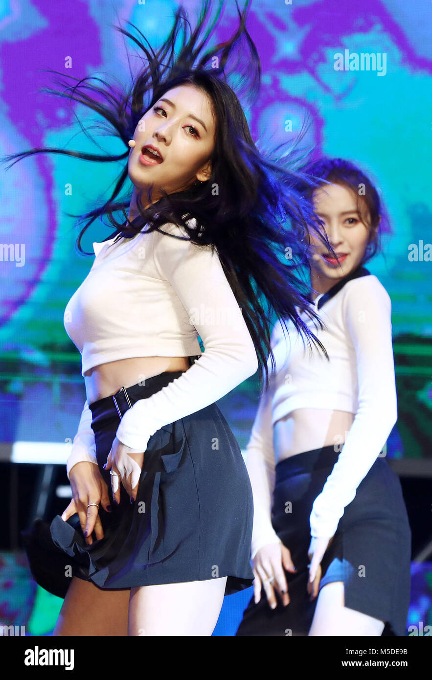 22nd Feb, 2018. Girl group CLC South Korean girl group CLC performs ... 22nd Feb, 2018. Girl group CLC South Korean girl group CLC performs ...
