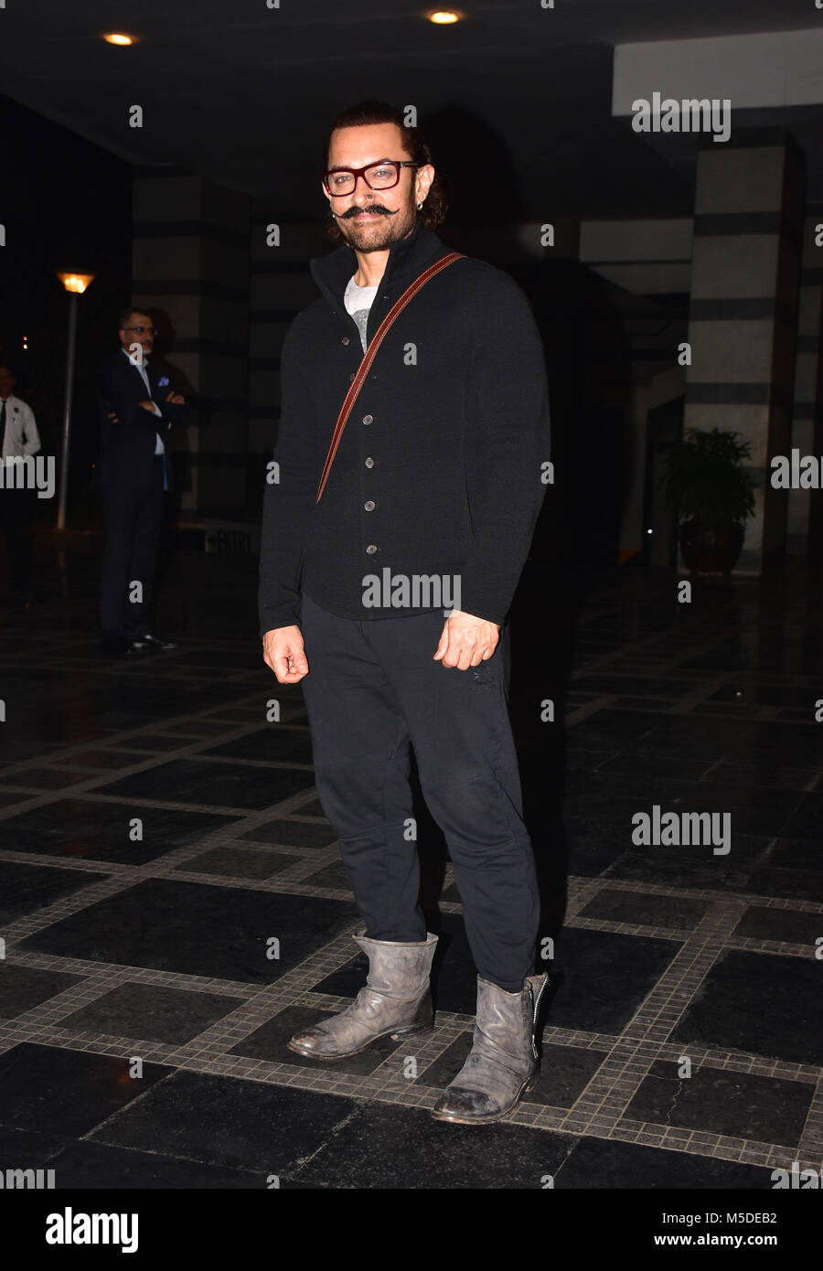 Mumbai, Maharashtra, India. 21st Feb, 2018. Indian film actor Aamir ...