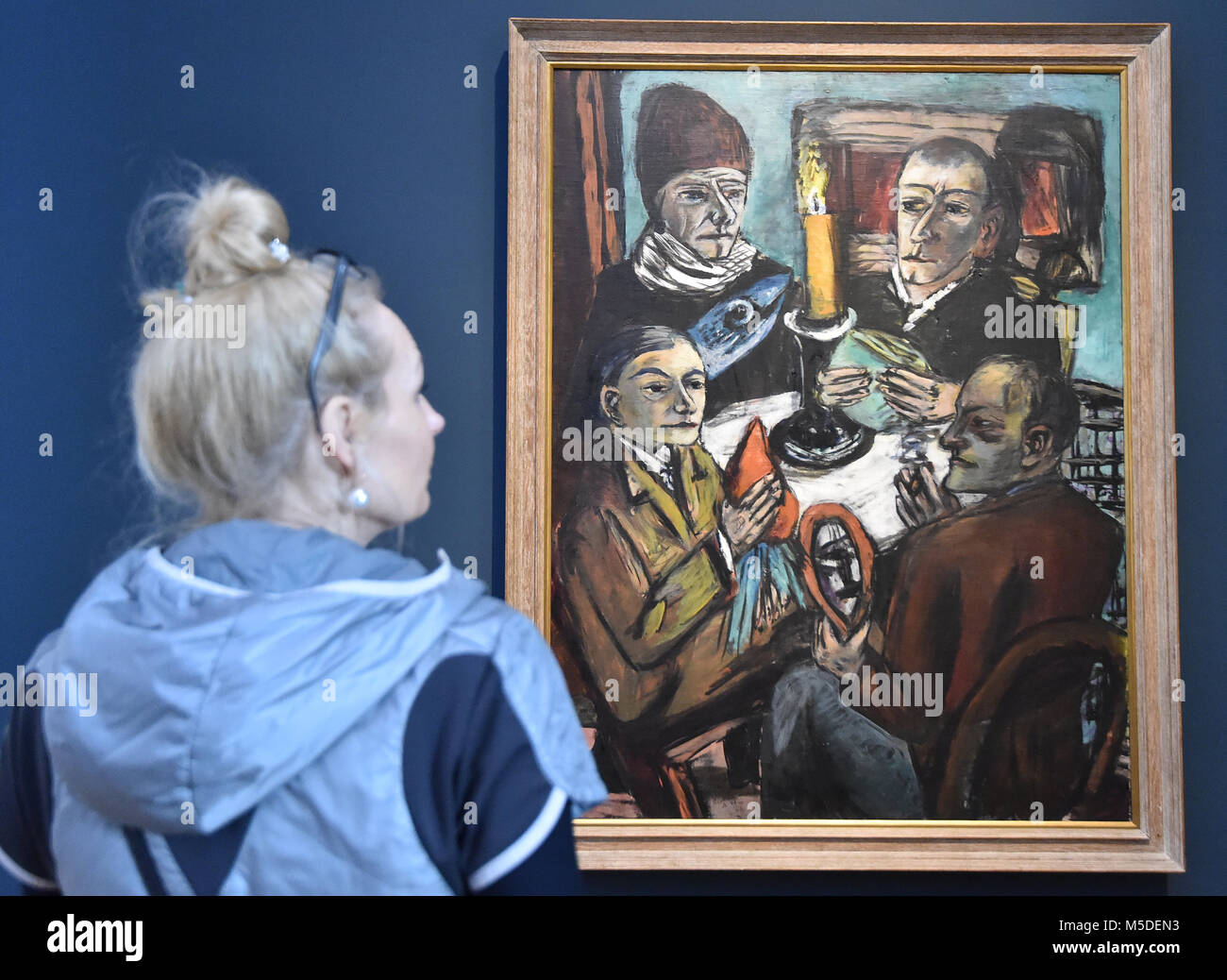 Max beckmann the artists with vegetable hi-res stock photography and ...