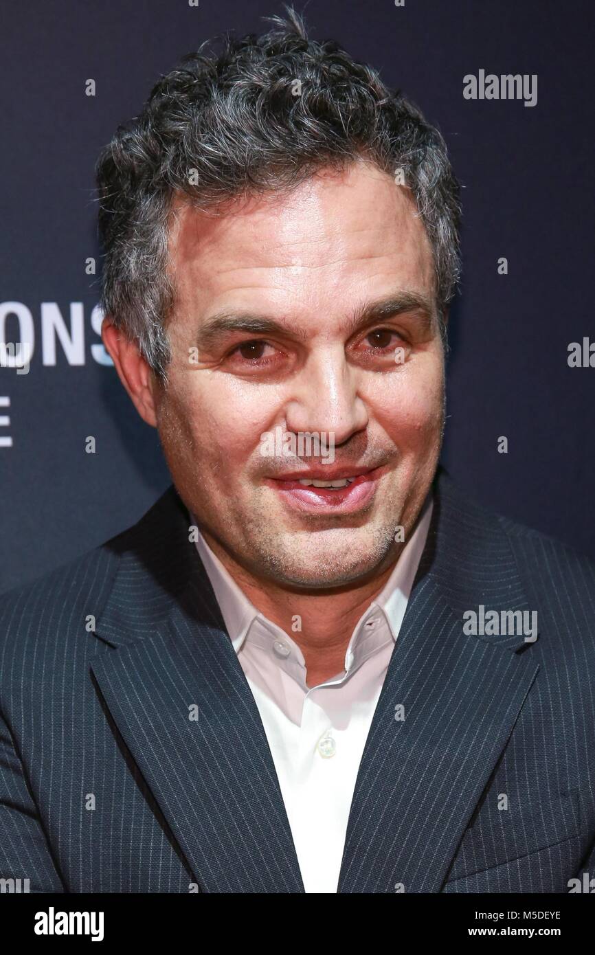 New York, NY, USA. 21st Feb, 2018. Mark Ruffalo at arrivals for ...