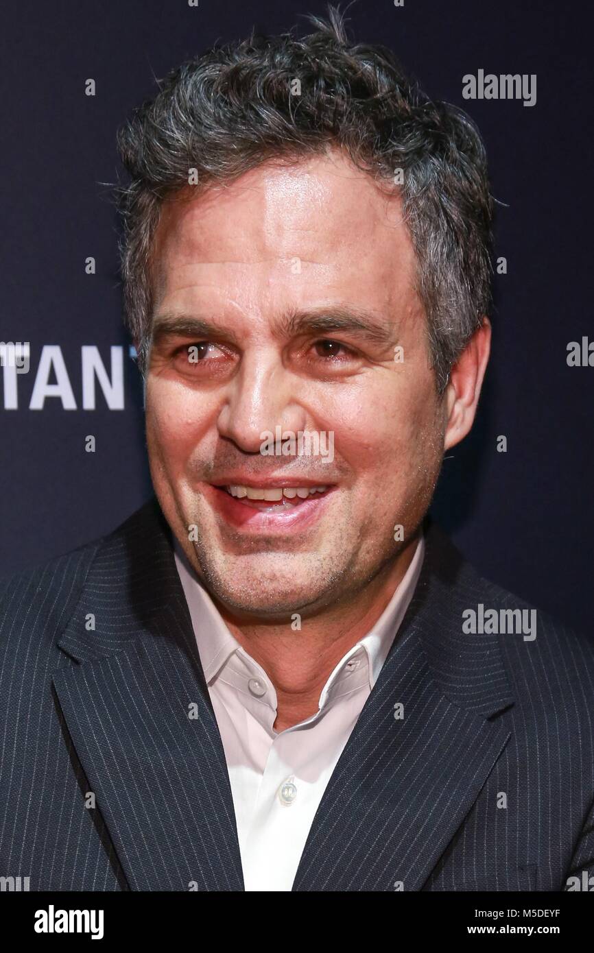 New York, NY, USA. 21st Feb, 2018. Mark Ruffalo at arrivals for ...
