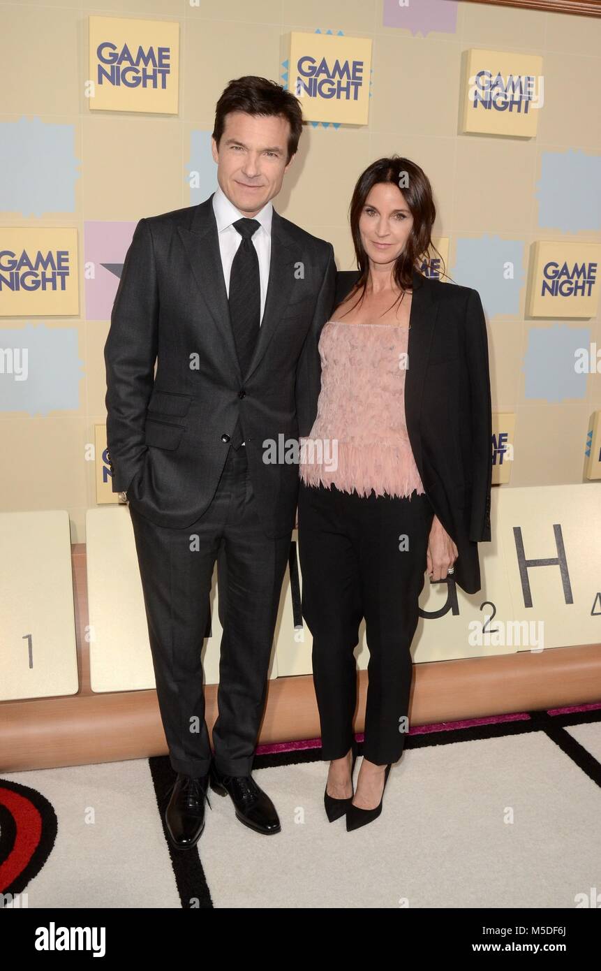Los Angeles, CA, USA. 21st Feb, 2018. Jason Bateman, Amanda Anka at ...