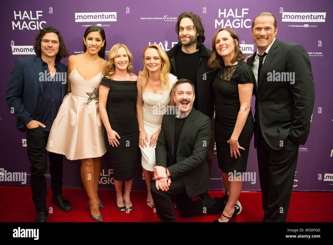 LOS ANGELES, CA - FEBRUARY 21: Stephanie Beatriz, Angela Kinsey, and ...