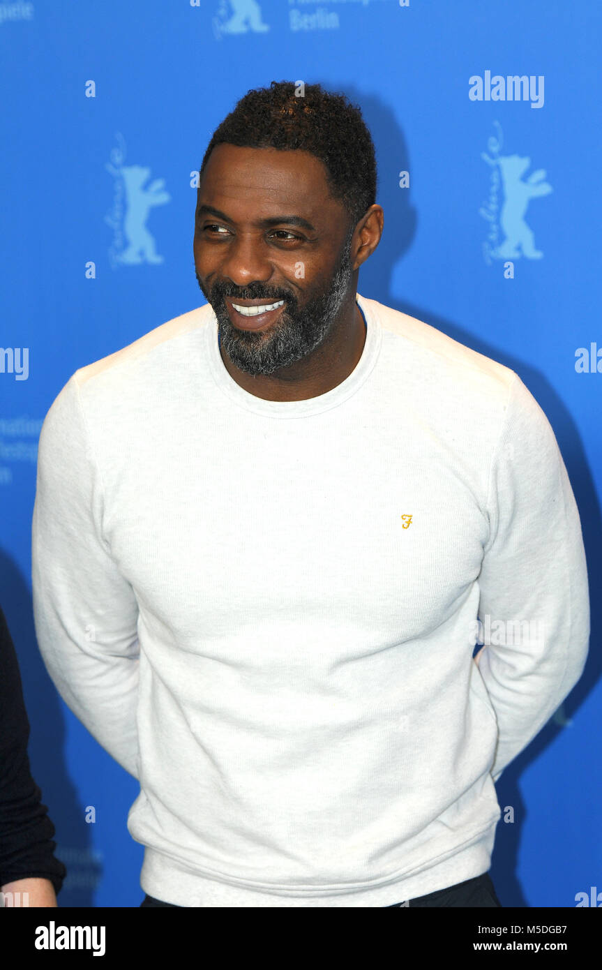 Berlin, Germany. February 22nd, 2018 - Berlin Idris Elba attends the ...
