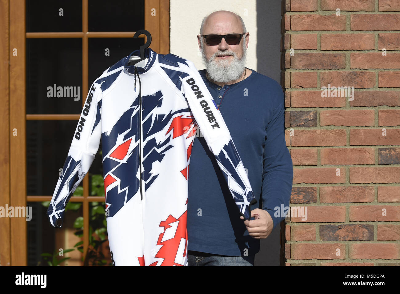 Businessman Ivo Tichy poses with his brand product Don Quiet, Racing ...