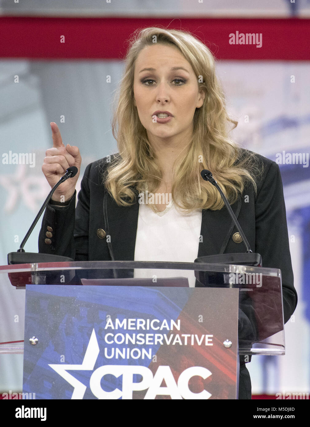 National Harbor, Maryland, USA. 22nd Feb, 2018. Marion Mar? © chal-Le ...