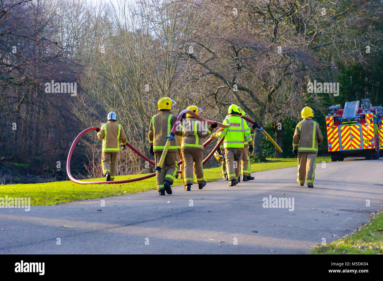 Glasgow firefighters hi-res stock photography and images - Alamy