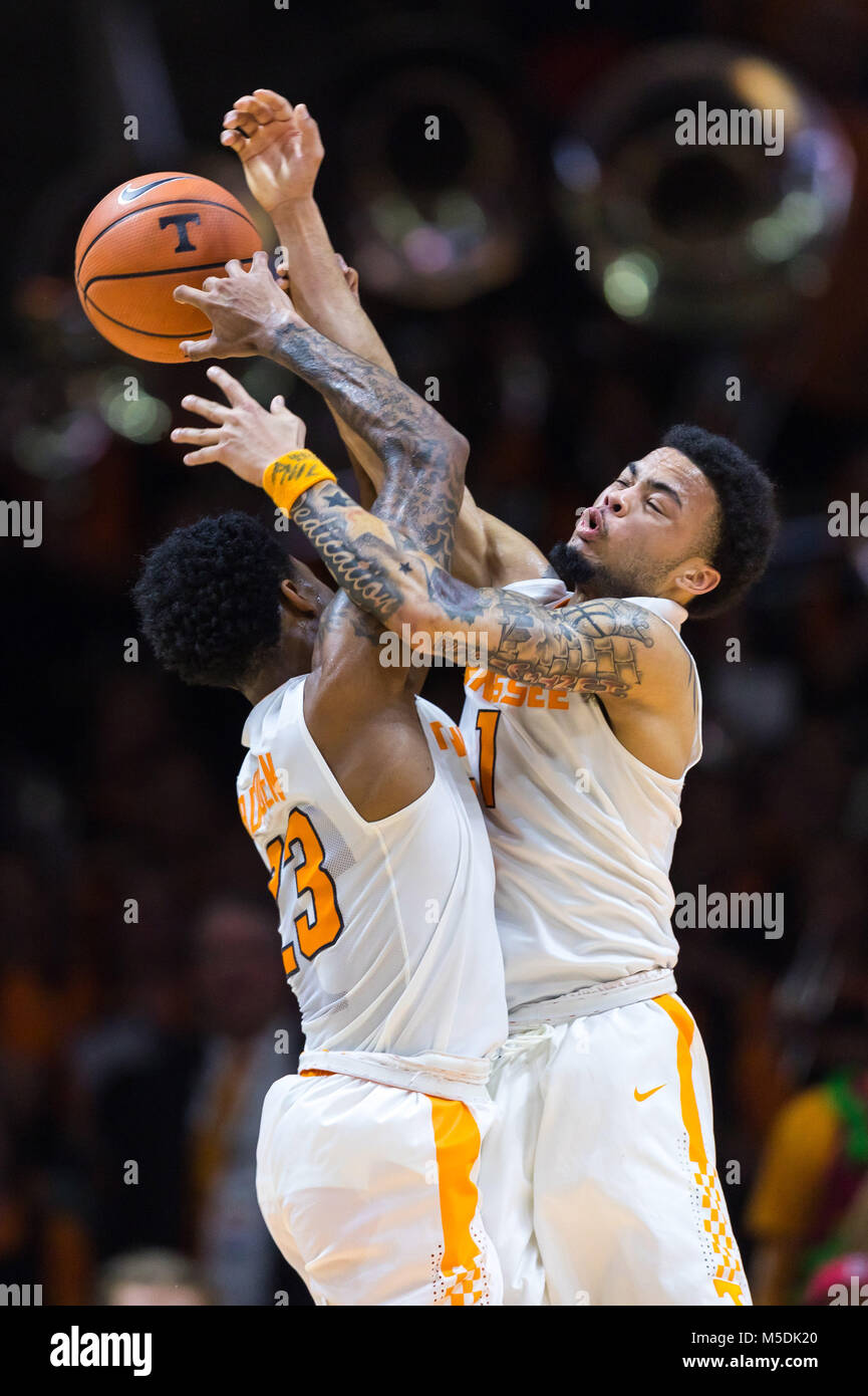 February 21, 2018: Lamonte Turner #1 and Jordan Bowden #23 of the ...