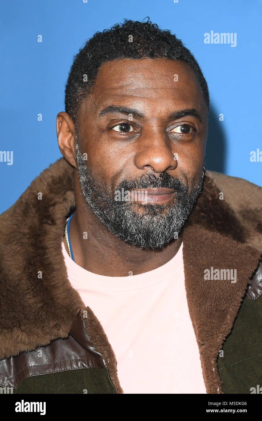 Berlin, Germany. 22nd February, 2018. English actor Idris Elba attends ...