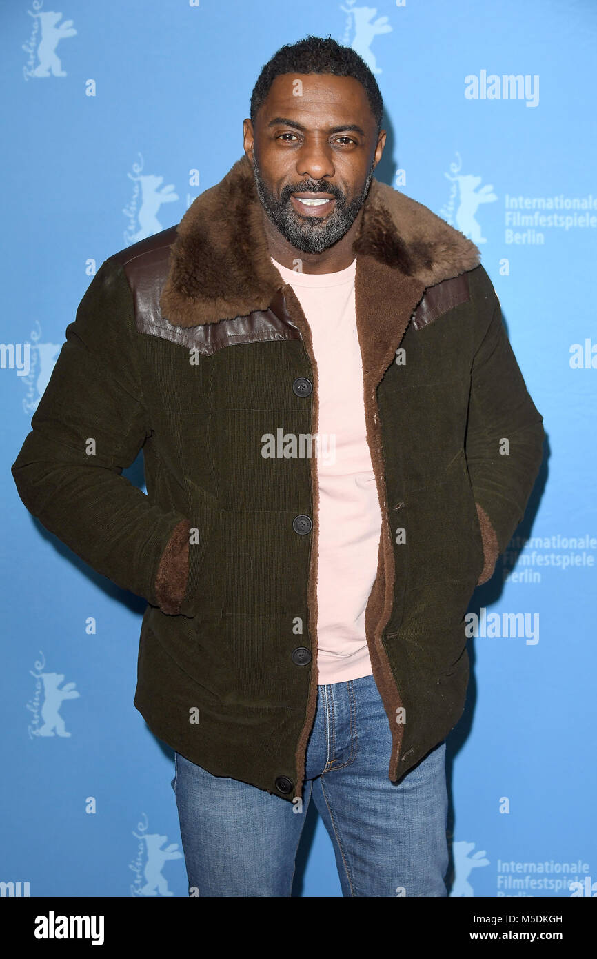 Berlin, Germany. 22nd February, 2018. English actor Idris Elba attends ...