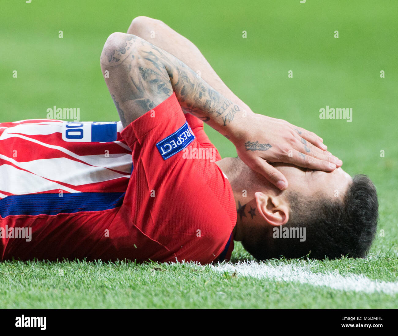 Angel Correa of Atletico Madrid during UEFA Europa League match between ...