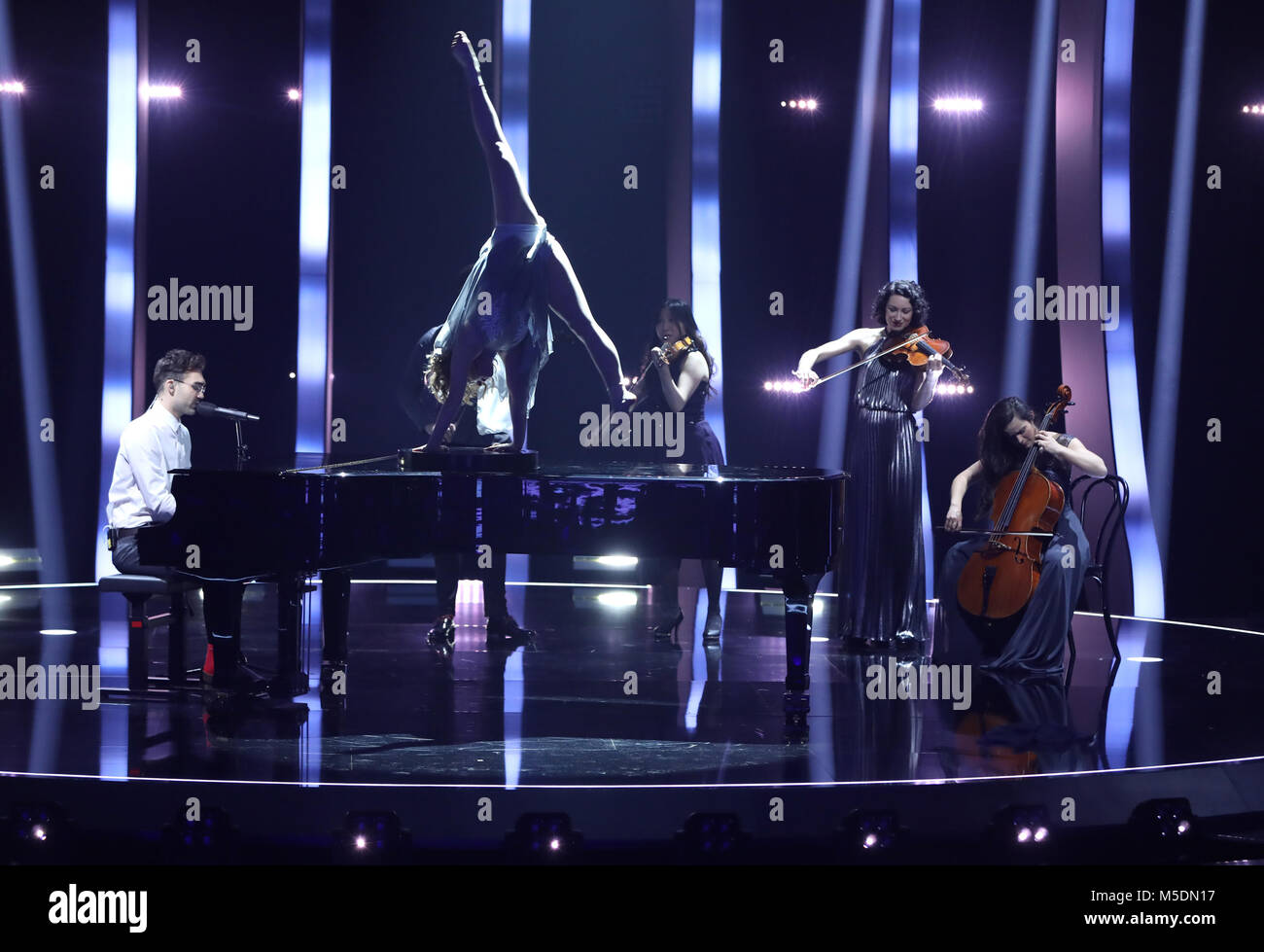 22 February 2018, Germany, Berlin, German preliminaries for the ...