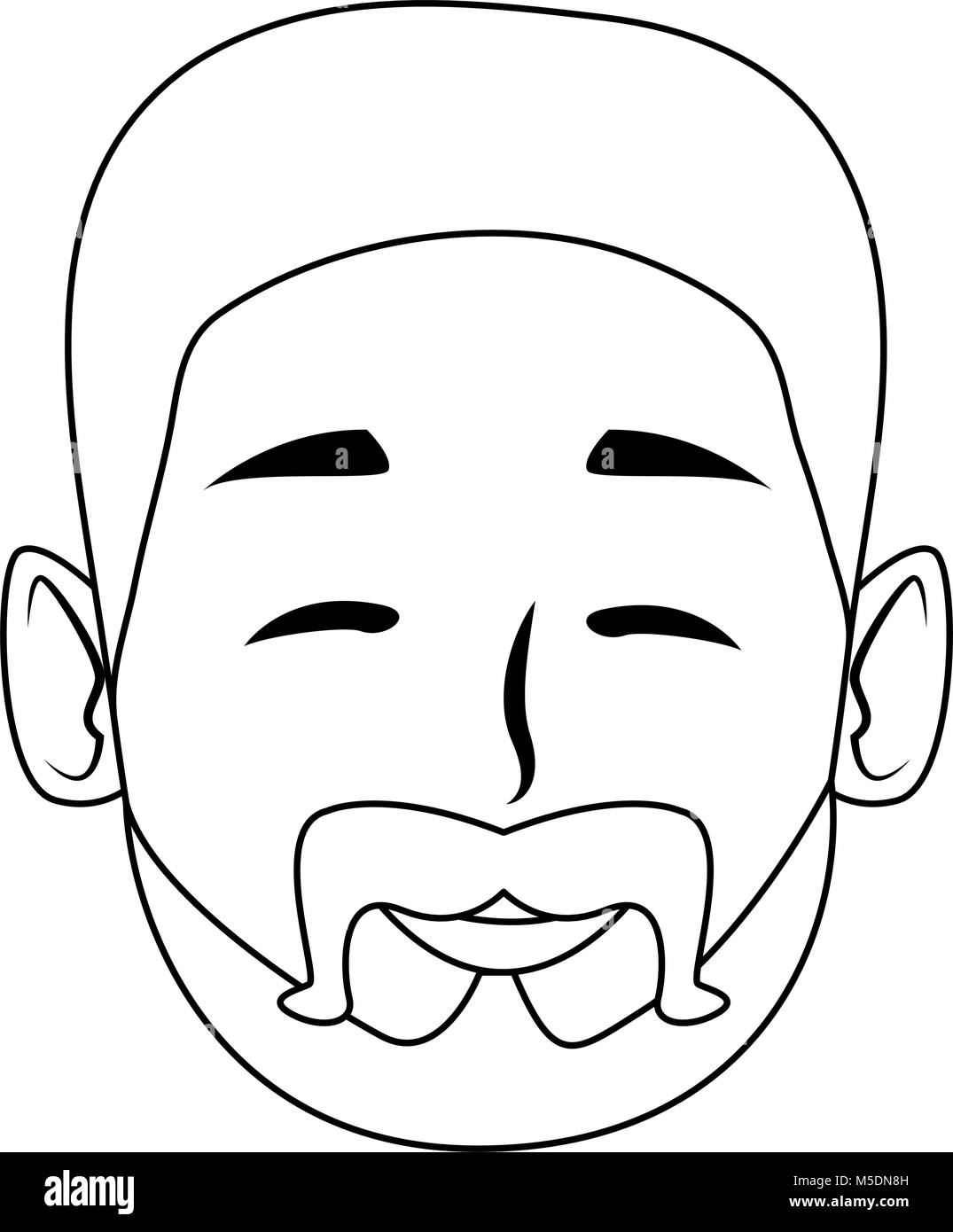 Man smiling face cartoon Stock Vector Image & Art - Alamy