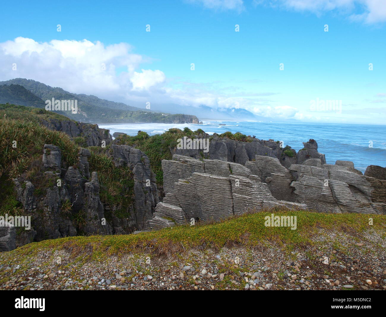 Pancake rocks, New Zealand Stock Photo - Alamy
