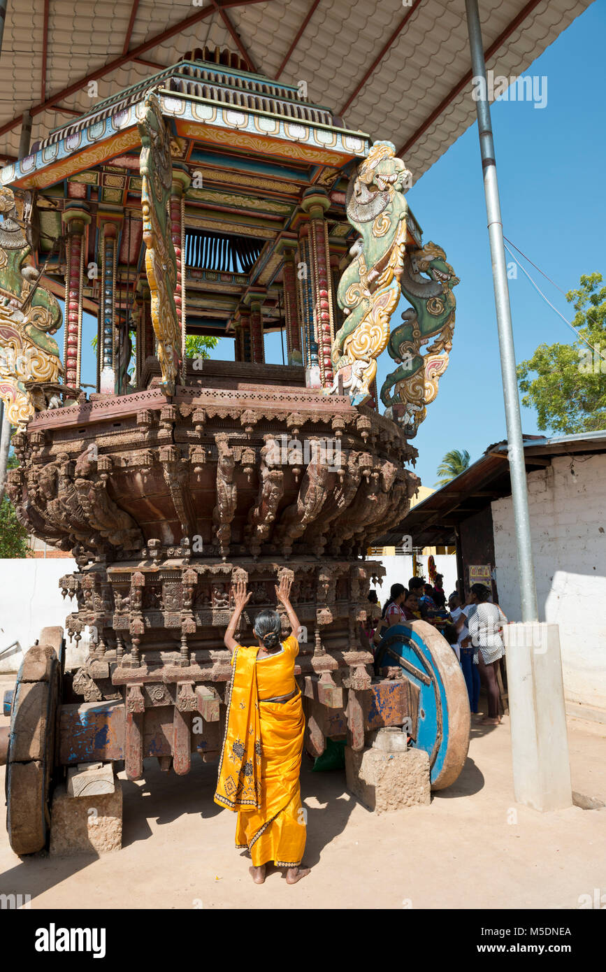 Sri Lanka, Region Chilaw, Asia, Munneeswaram temple Stock Photo - Alamy