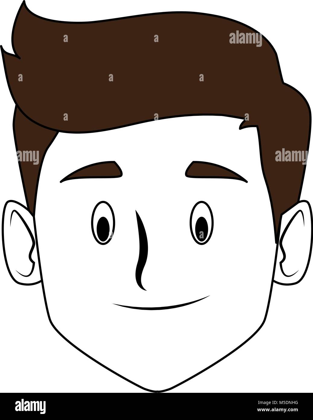 Man smiling cartoon Stock Vector Image & Art - Alamy
