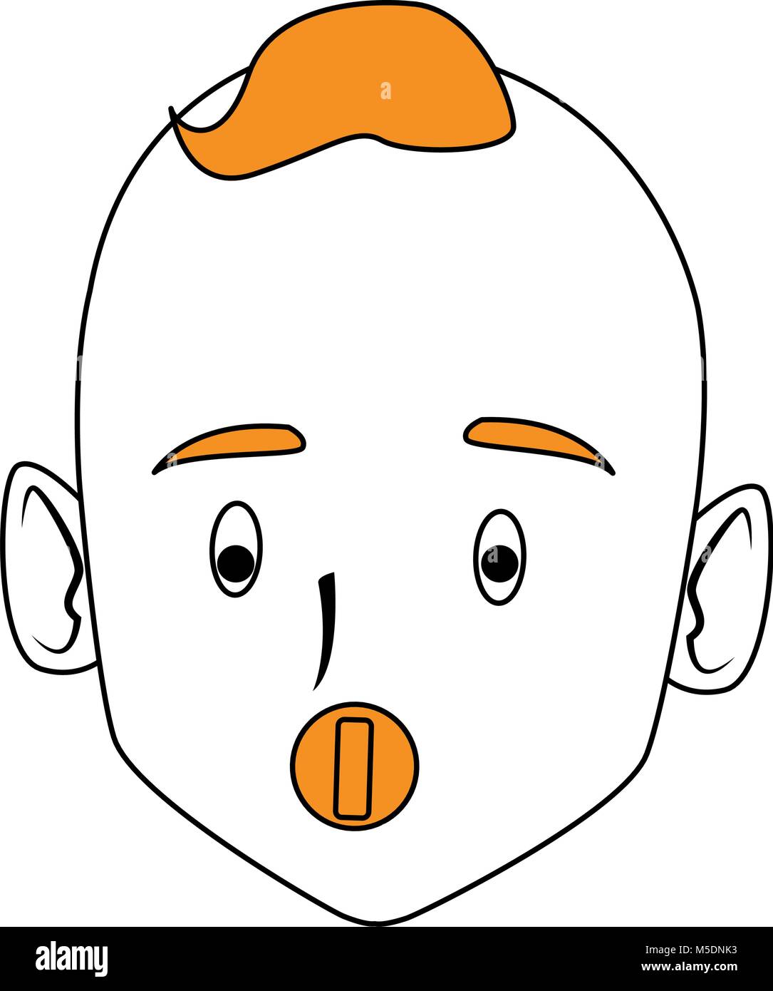 Cute baby face cartoon Stock Vector Image & Art - Alamy