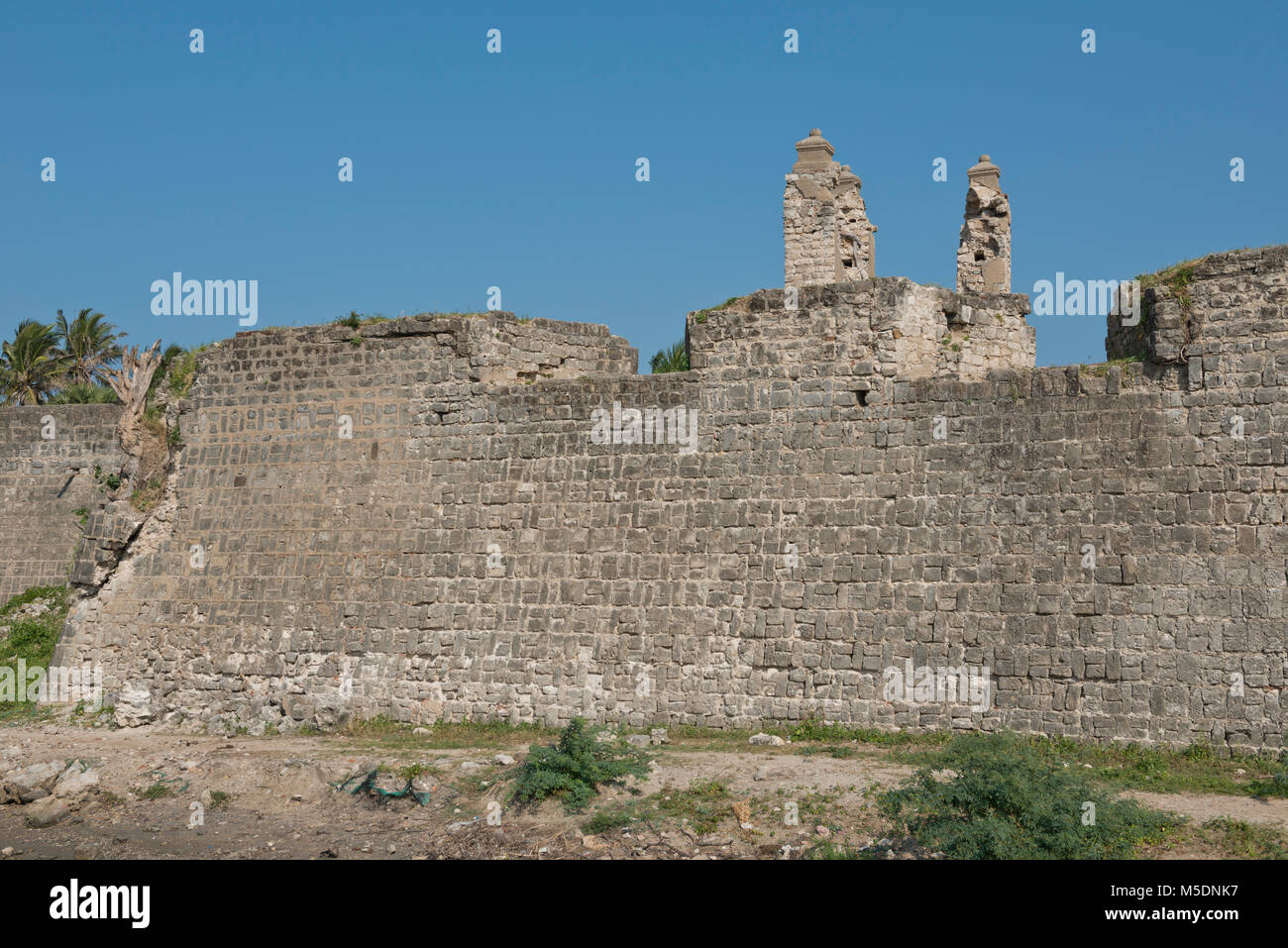 Sri Lanka, Region Mannar, Asia, Portuguese Fort, fort Stock Photo - Alamy