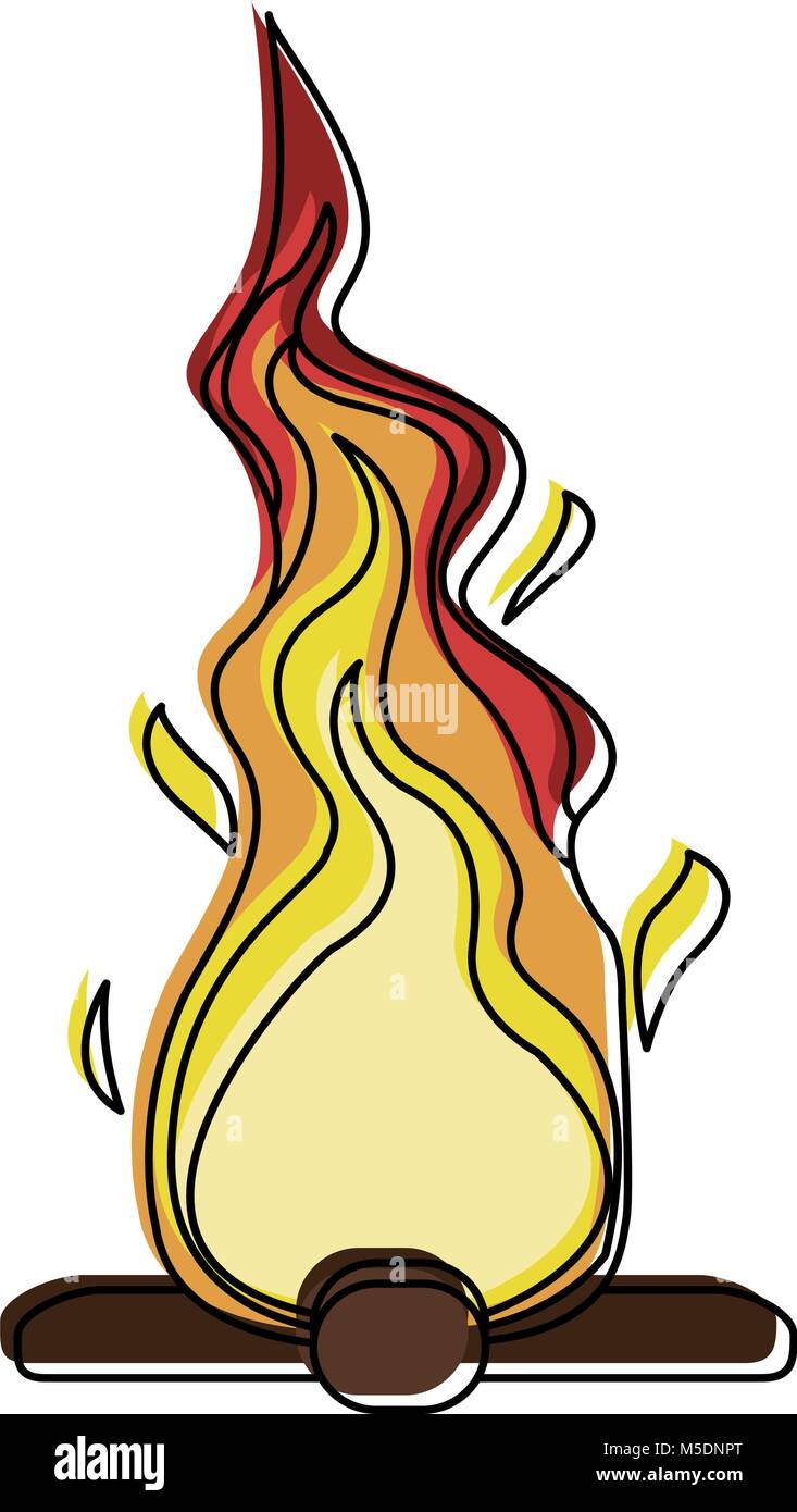 Bonfire beach family Stock Vector Images - Alamy