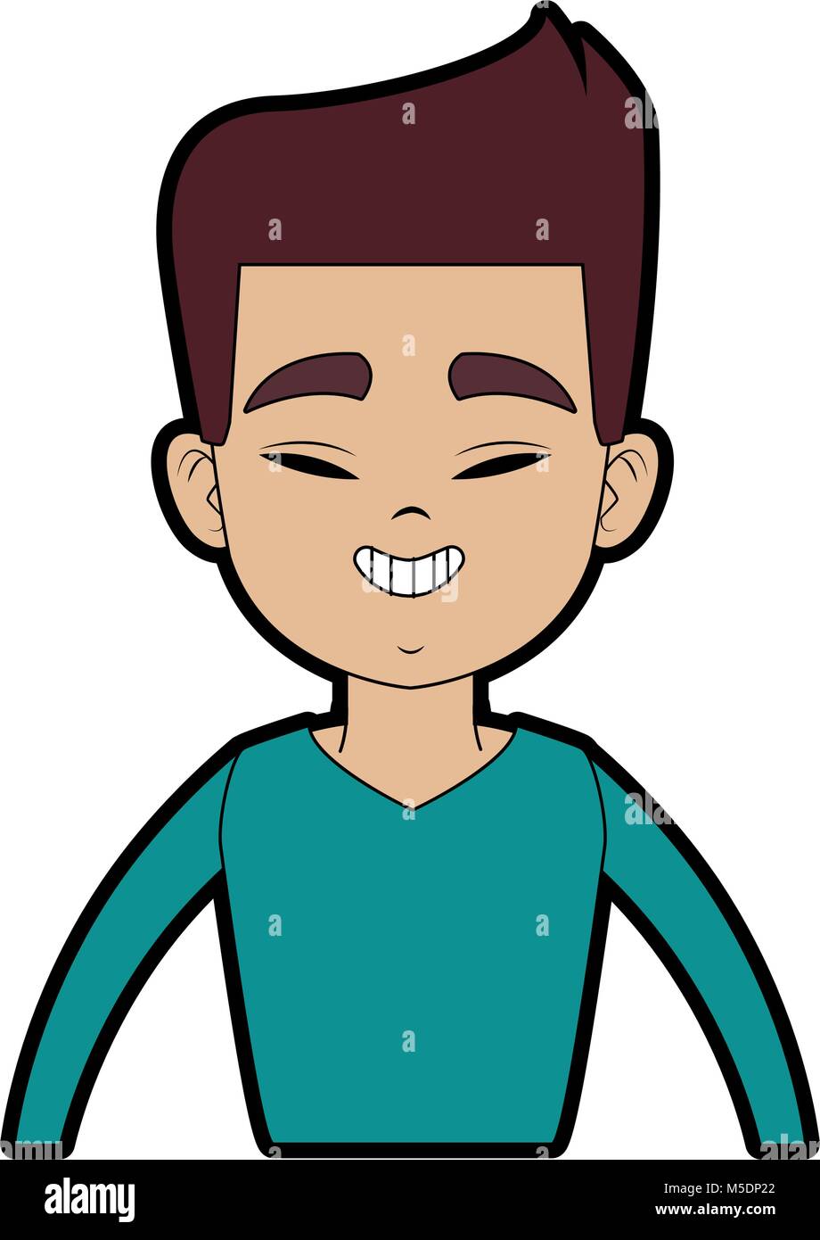 Funny chinese man face Stock Vector Image & Art - Alamy