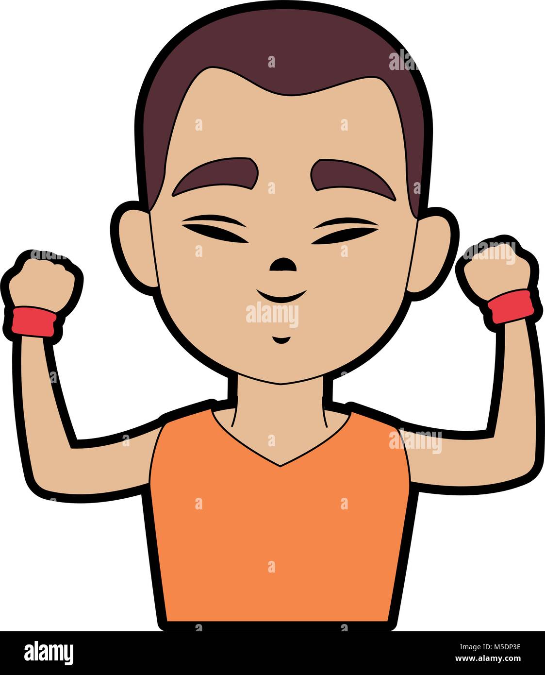 Chinese man with hands up cartoon Stock Vector Image & Art - Alamy