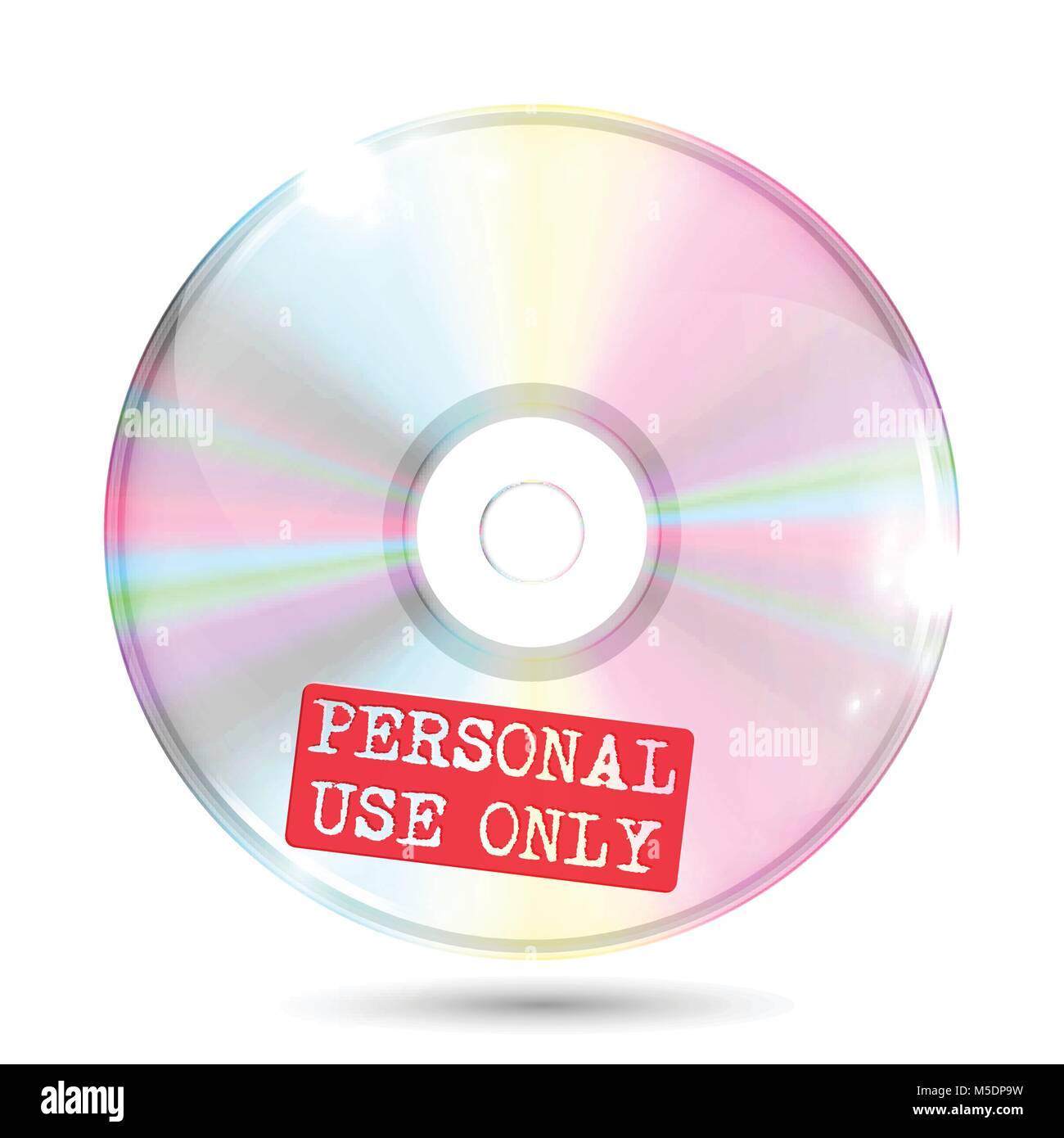 CD/DVD on white background, vector illustration Stock Vector Image ...