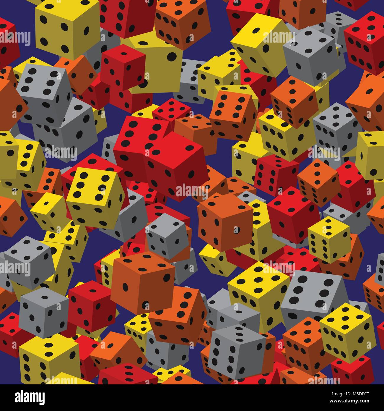 Color Dice Seamless Pattern Stock Vector Image & Art - Alamy