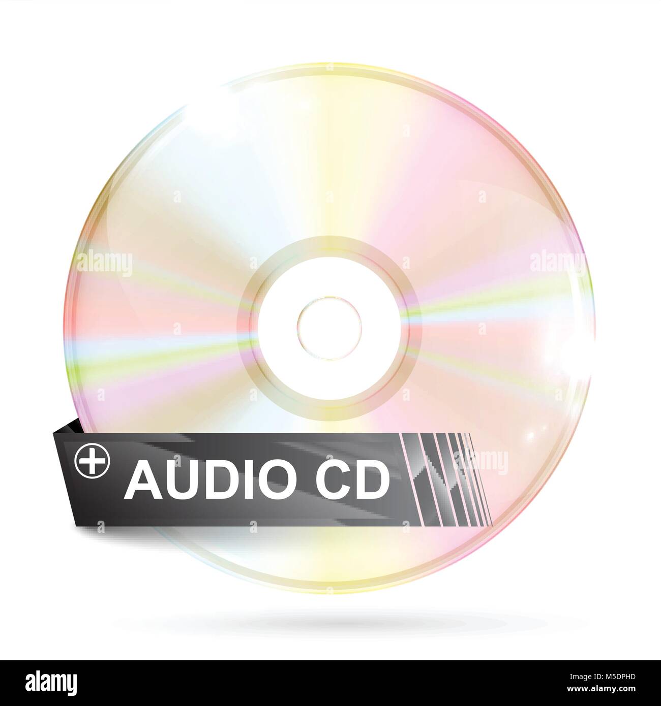 CD/DVD on white background, vector illustration Stock Vector Image ...